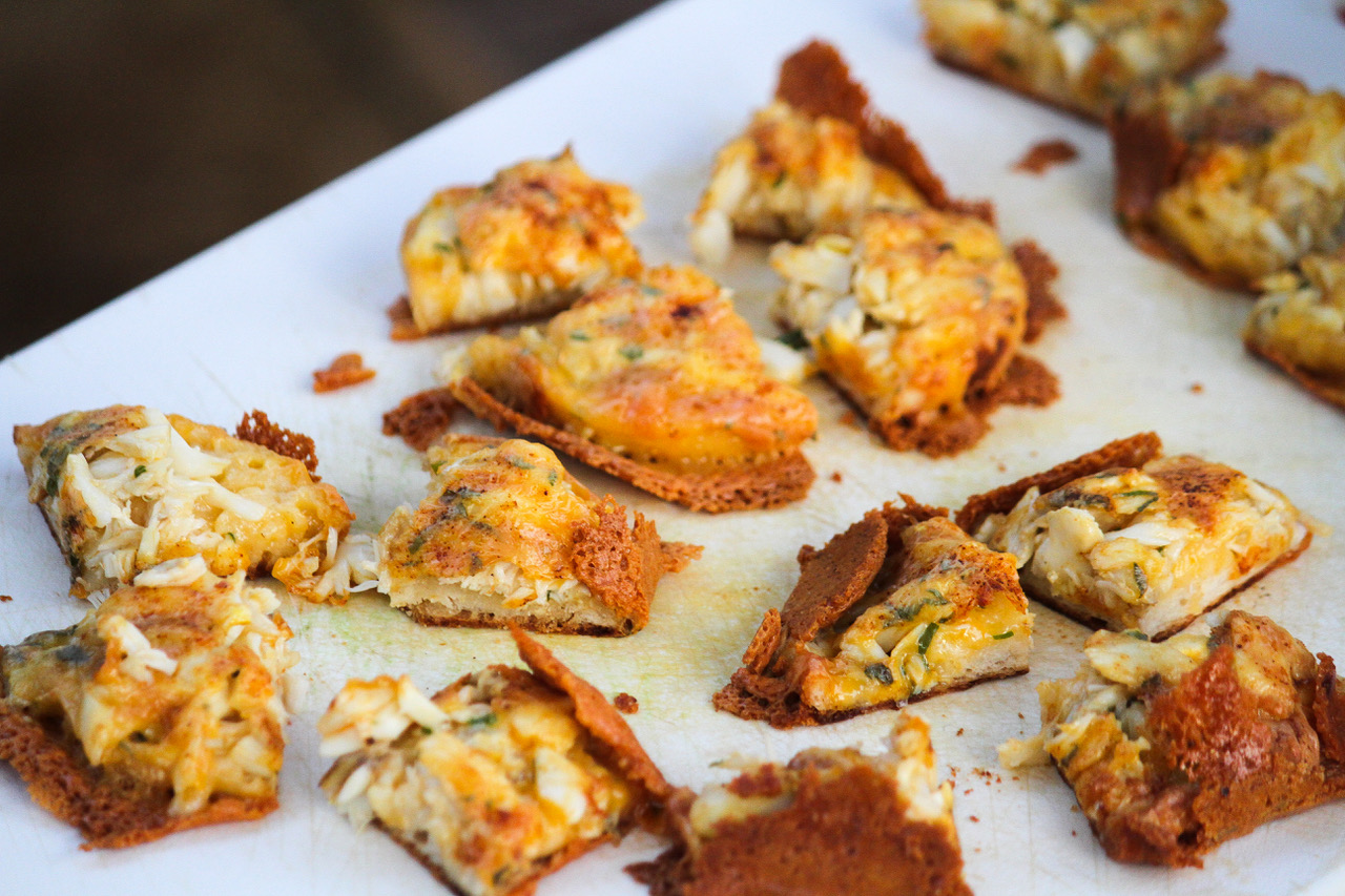 Crabby Cheesy-Poof Appetizers - On The Water